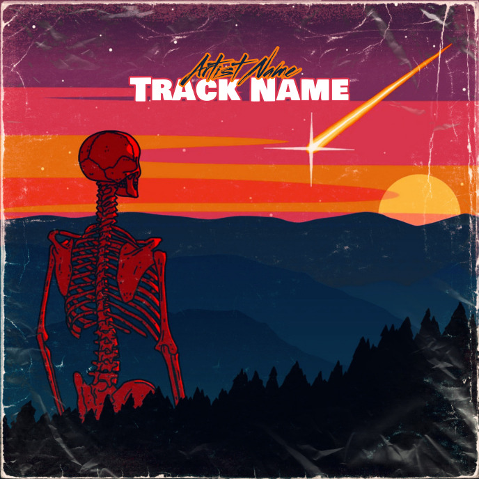 skull Cover Album music art trap mixtape rap Template | PosterMyWall