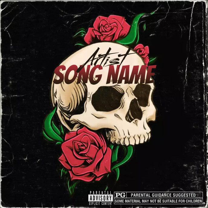 Copy of Skull Cover Album music art trap mixtape rap | PosterMyWall