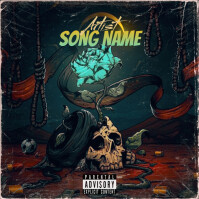 cover art skull Template | PosterMyWall