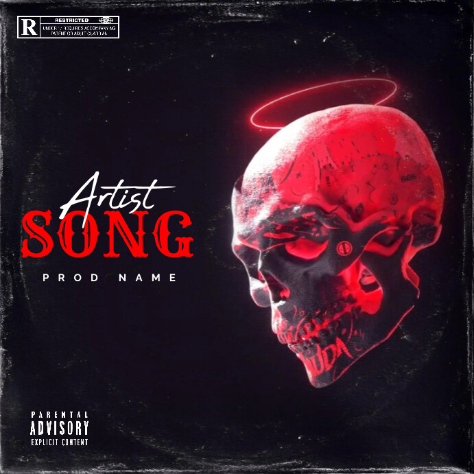 skull cover art (1) Template | PosterMyWall