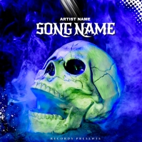 skull cover art Template | PosterMyWall