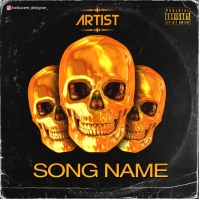 Skull Album Cover Art Template | PosterMyWall