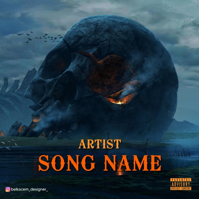 Copy of skull cover art | PosterMyWall