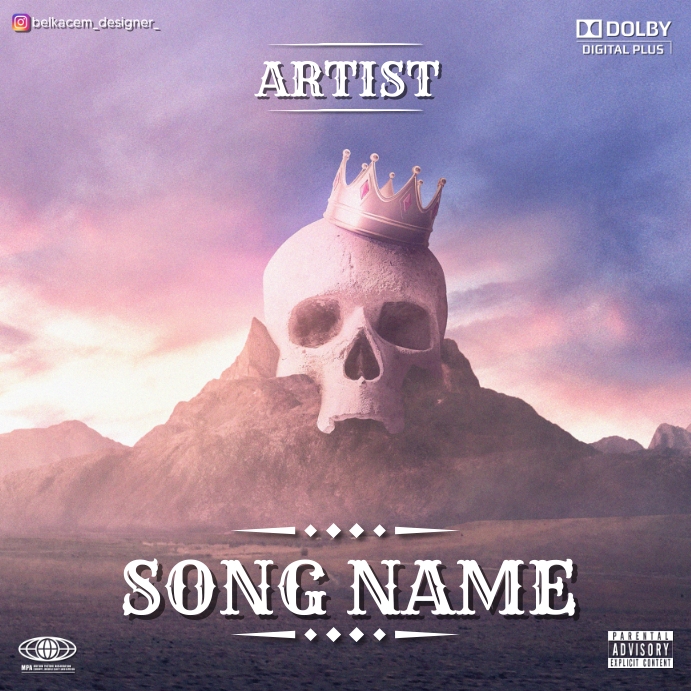 Copy of skull cover art | PosterMyWall