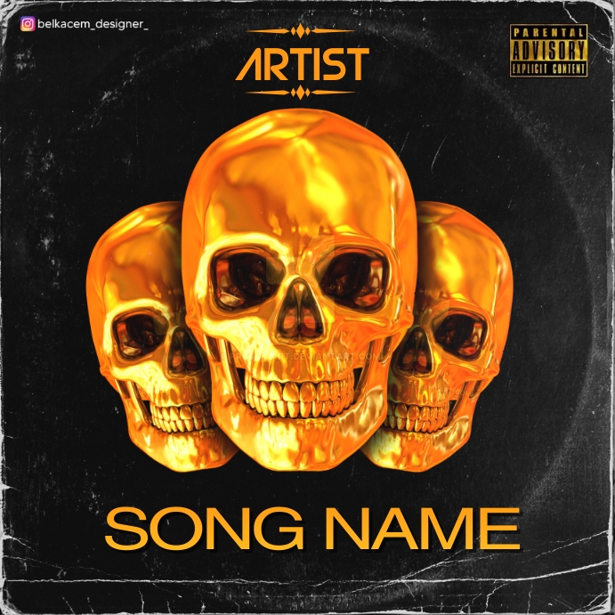 Copy of skull cover art | PosterMyWall