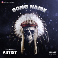 skull cover art Template | PosterMyWall