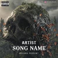 skull cover art by belkacem designer Template | PosterMyWall