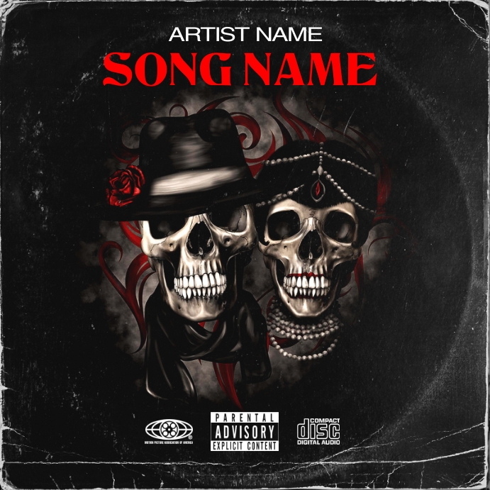 Copy of skull cover art | PosterMyWall