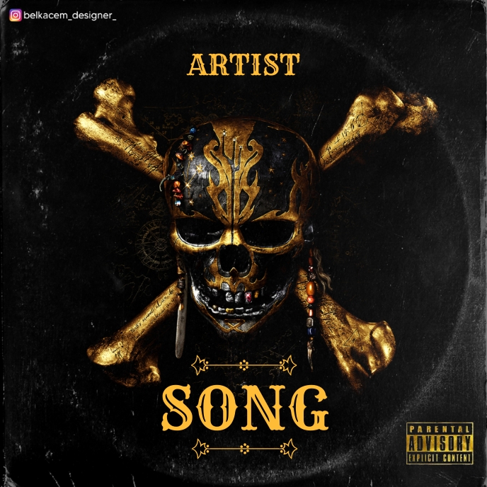 Copy of skull cover art | PosterMyWall
