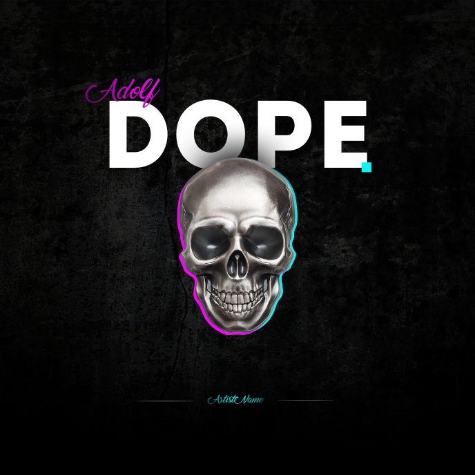 Skull Dope Album Cover Template | PosterMyWall