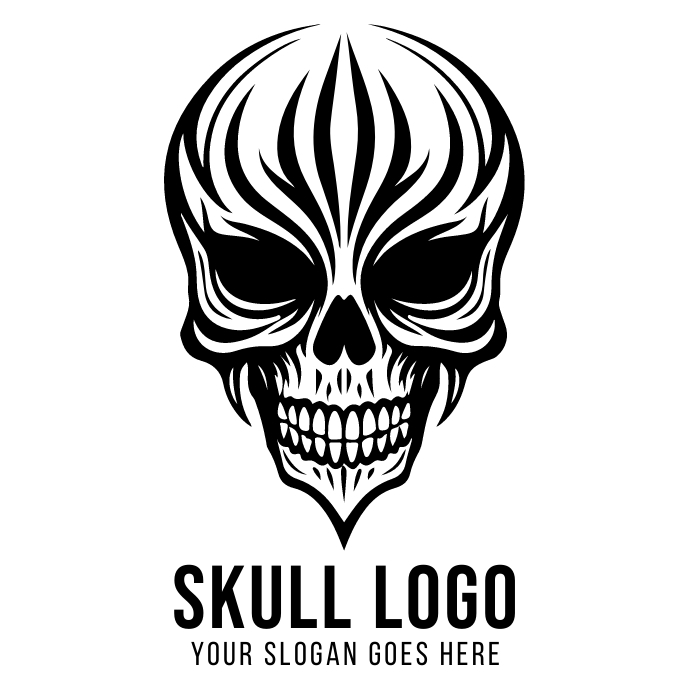 Skull Logo Template | PosterMyWall