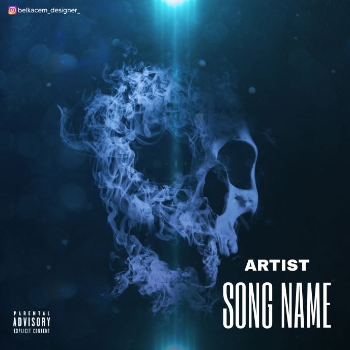 skull mixtape cover Template | PosterMyWall