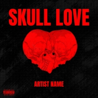 red album cover Template | PosterMyWall