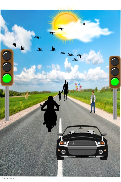 Sky and traffic road Template | PosterMyWall