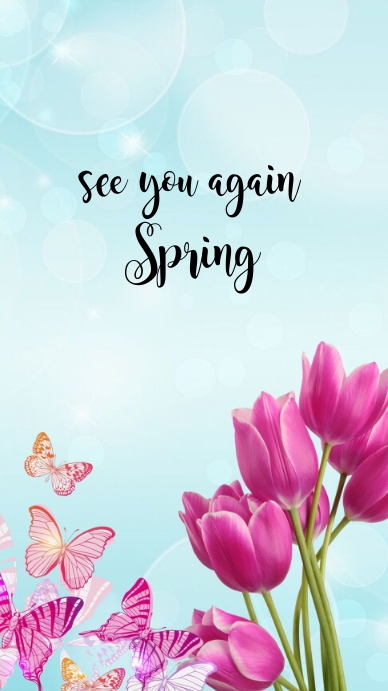 sky background see you again spring instagram Template | PosterMyWall