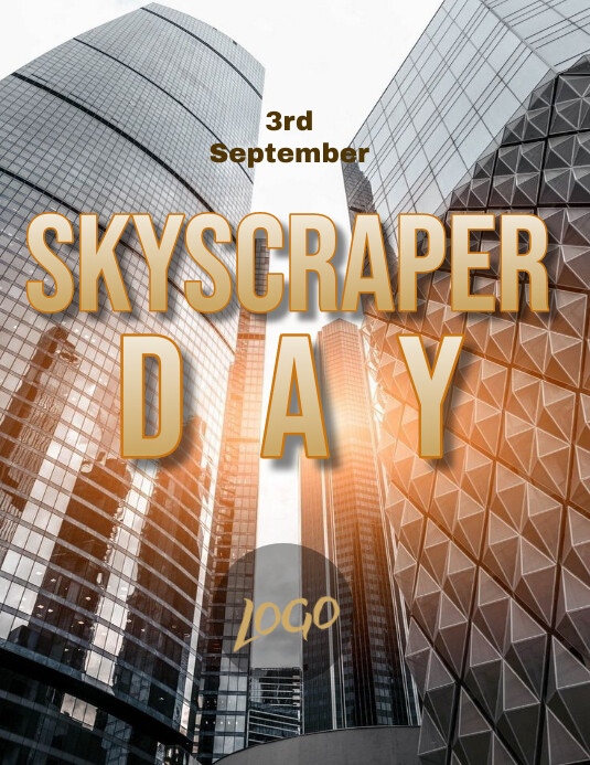 Copy of Skyscraper Day | PosterMyWall