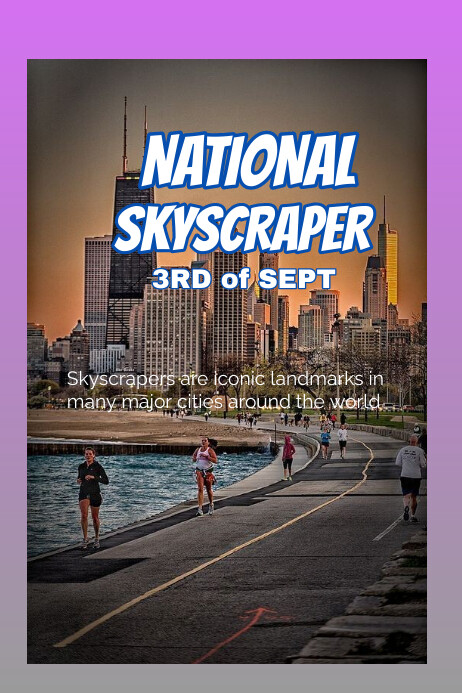 Copy of Skyscrapers | PosterMyWall