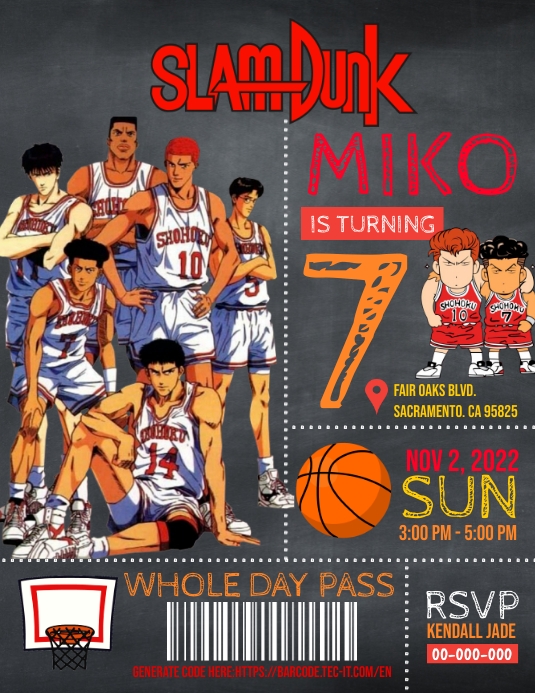 Copy of Slam Dunk | PosterMyWall