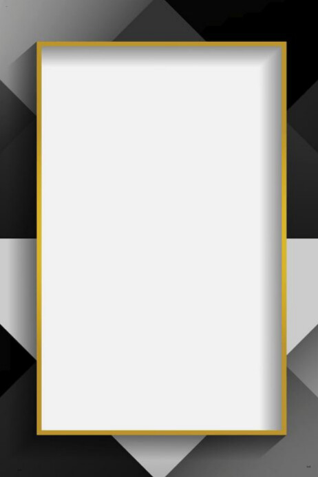 Sleek Geometric Frame Border Template | PosterMyWall