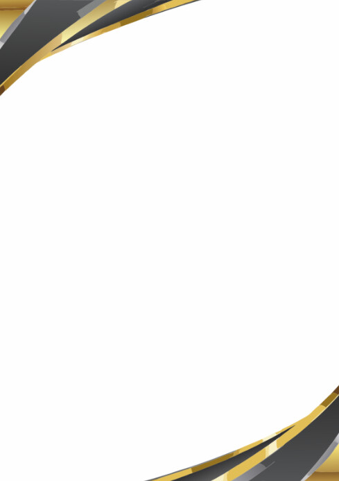 Sleek Golden Modern Frame Template | PosterMyWall