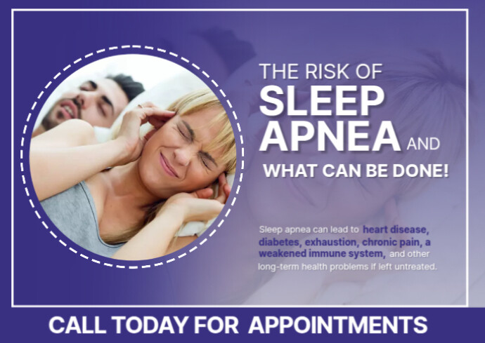 Sleep Apnea Posting Template | PosterMyWall