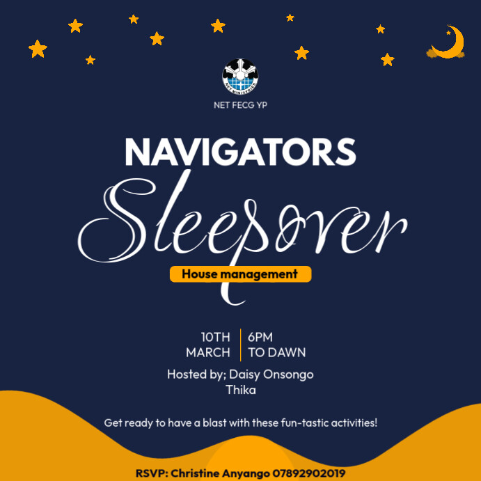 sleepover Template | PosterMyWall