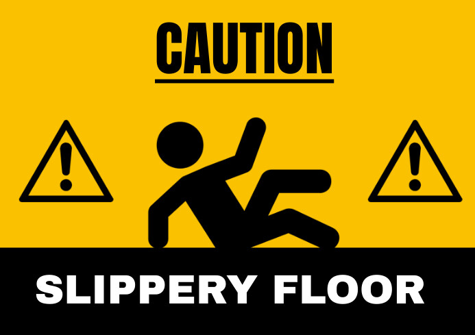 slippery floor sign Template | PosterMyWall
