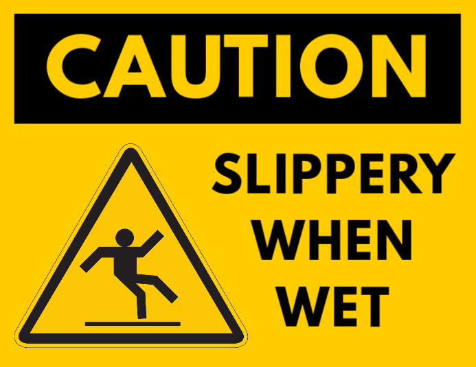 Copy of SLIPPERY WHEN WET | PosterMyWall