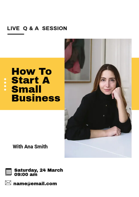 Small Business A4 Template | PosterMyWall