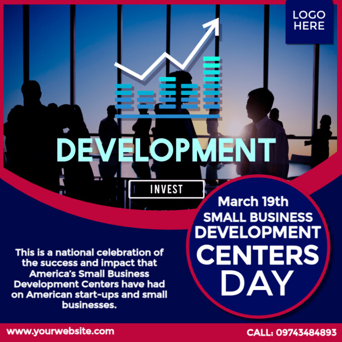 Copy of Small Business Development Centers Day | PosterMyWall