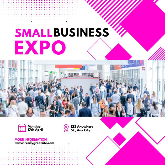 SMALL BUSINESS EXPO CONFERENCE Template | PosterMyWall