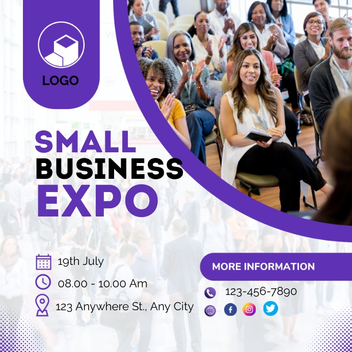SMALL BUSINESS EXPO Template | PosterMyWall