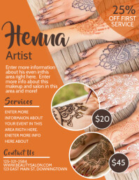 Henna flyer Template | PosterMyWall