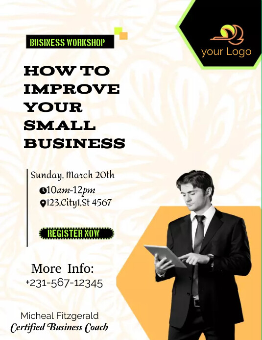 Small business flyer/poster template design | PosterMyWall