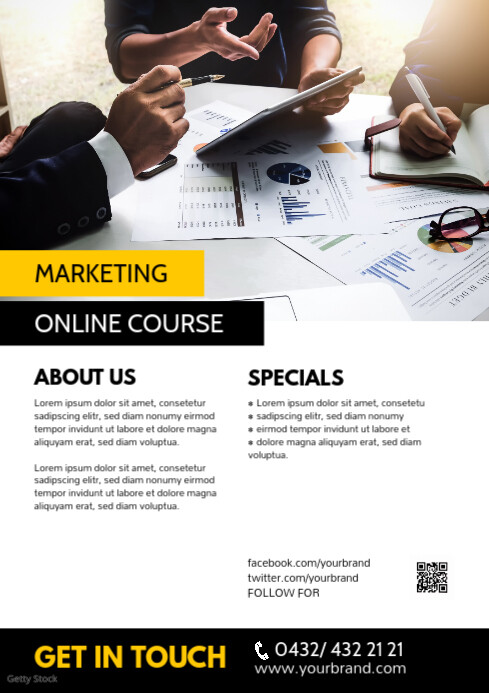 Small Business Flyer Services Poster Advert Template | PosterMyWall