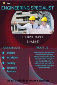 100+ Civil Engineer Customizable Design Templates | PosterMyWall