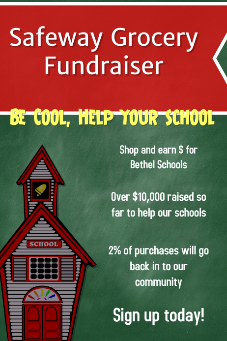Copy of Small Business Fundraiser Chalkboard Poster flyer Template ...