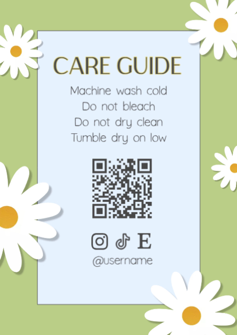 Plantilla de Small business product care guide | PosterMyWall