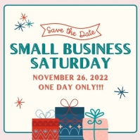 SMALL BUSINESS SATURDAY Template | PosterMyWall