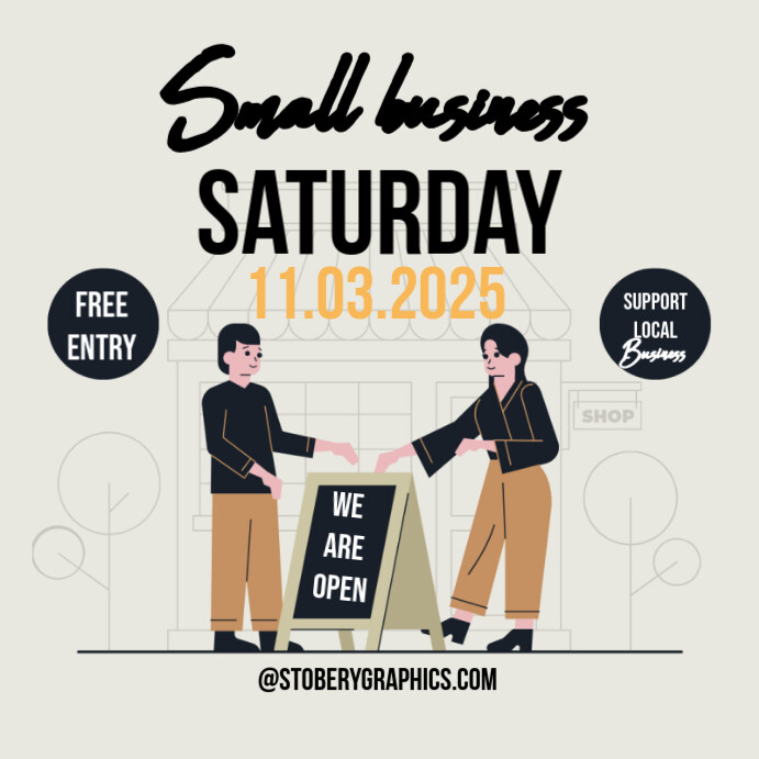 Small business Saturday Template | PosterMyWall