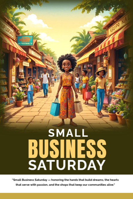 Small business Saturday Template | PosterMyWall