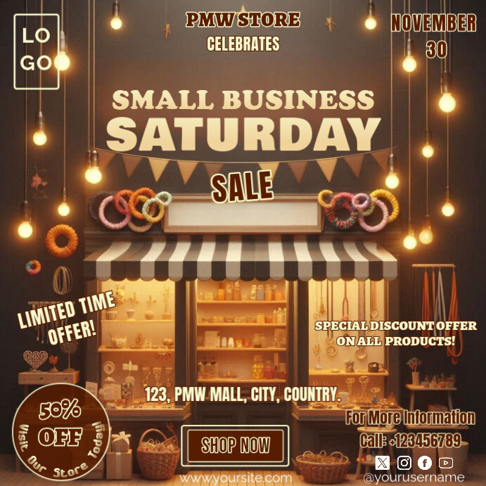 Copy of Small Business Saturday | PosterMyWall
