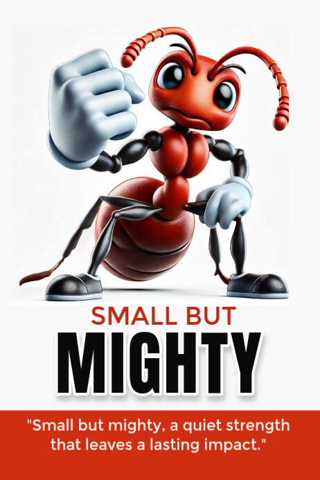 Small but mighty Template | PosterMyWall