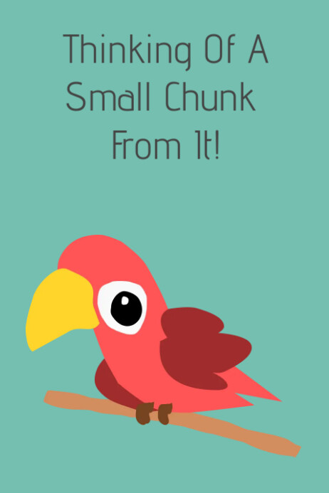 Small chunk Template | PosterMyWall