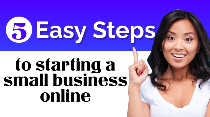 Small Online Business YouTube Thumbnail Template | PosterMyWall