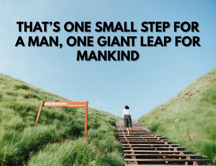 Copy of Small step quote template | PosterMyWall