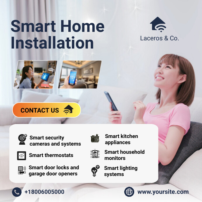 Smart Home Ad Template | PosterMyWall