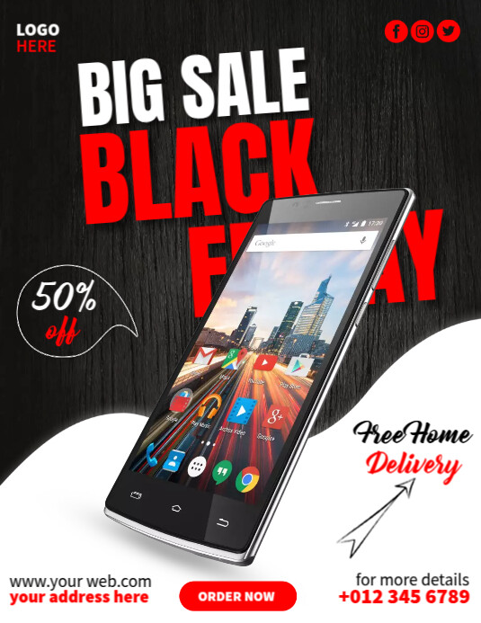 Plantilla de Smart Phone Ads | PosterMyWall