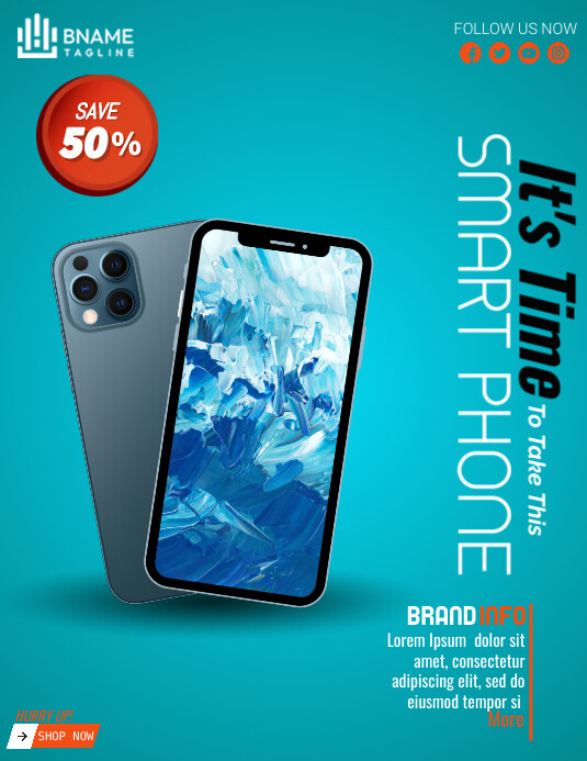 Smart Phone Template | PosterMyWall