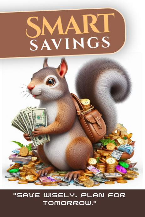 Copy of smart saving | PosterMyWall